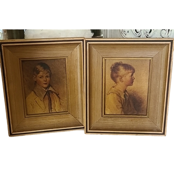 Vintage | Art | Sale Vintage Peter And Charlotte Portraits Mid Century ...